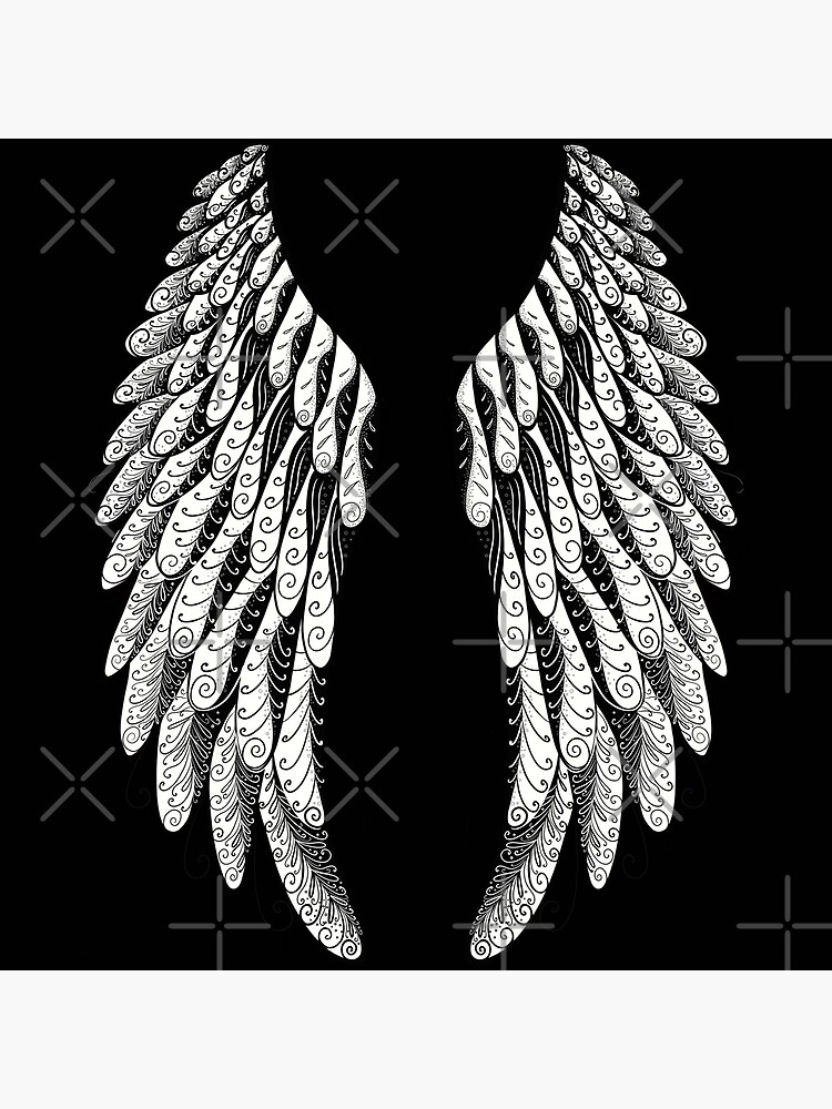 "Angel Wings Protection" Poster for Sale by InspireArtByZoe | Redbubble