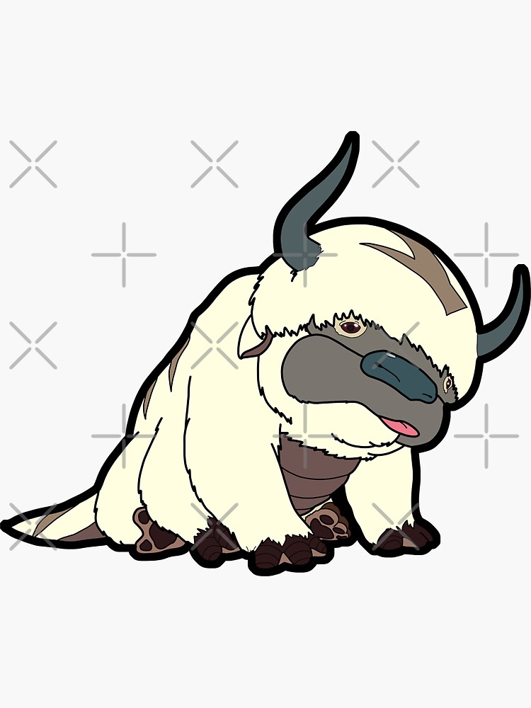 "Avatar the Last Airbender - Appa the Flying Bison" Sticker by ...