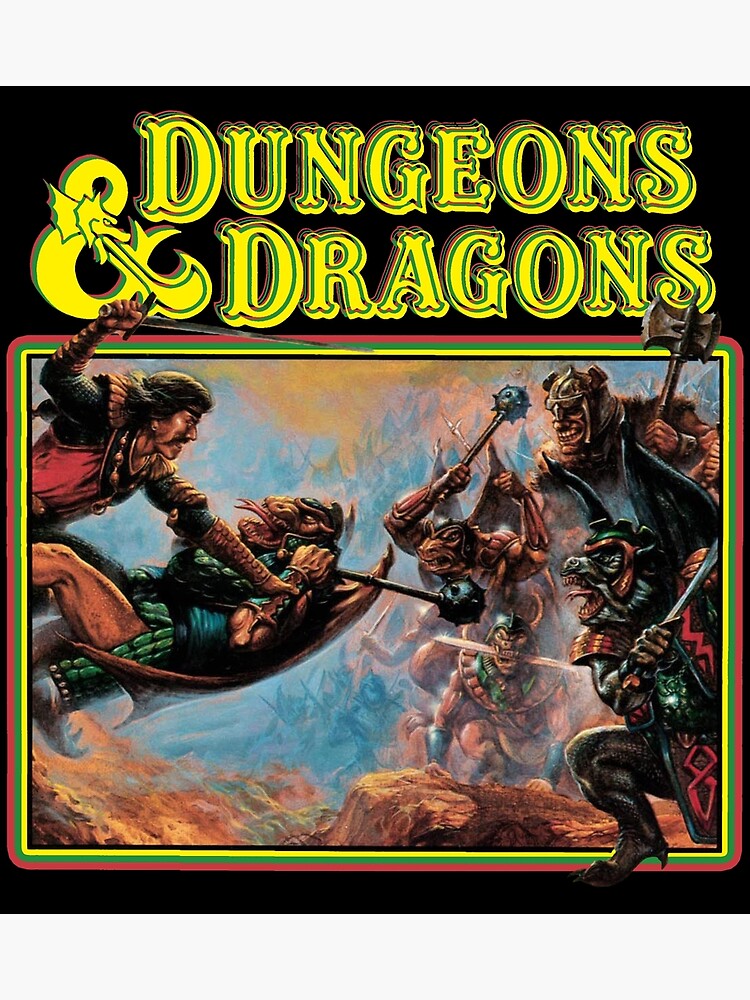 "vintage dungeons and dragons" Poster for Sale by urnalmu | Redbubble