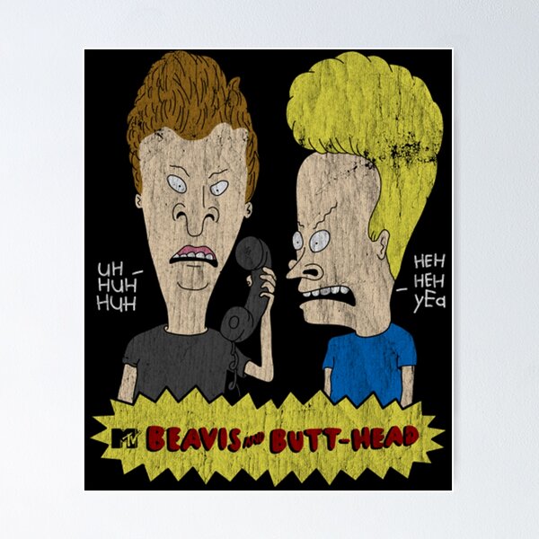 "Vintage Beavis and Butthead" Poster for Sale by DimatiaLazat | Redbubble