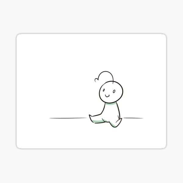 "Sssup" Sticker by SangArts | Redbubble