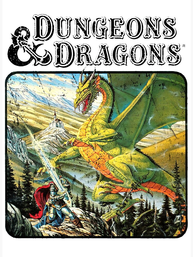 "Vintage fantasy dungeons and dragons" Poster for Sale by urnalmu ...