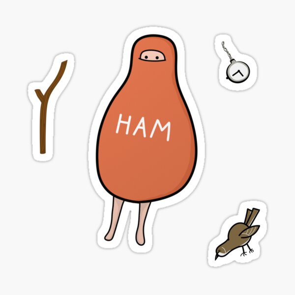 "Ham To Kill A Mockingbird Literally Scout Halloween Costume Sticker ...