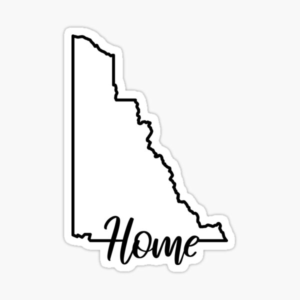 "Yukon Province Outline Home" Sticker by EvolvClothing | Redbubble