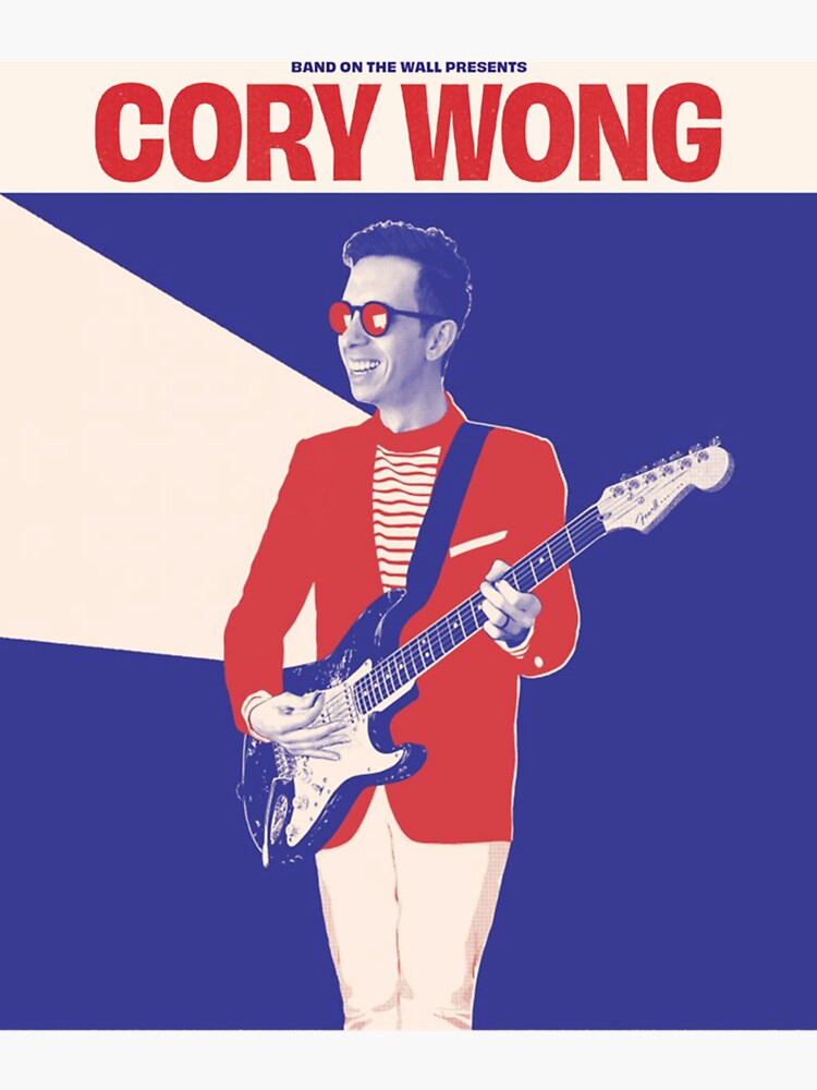 "Cory Wong Essential T-Shirt" Sticker by AdriaBader | Redbubble