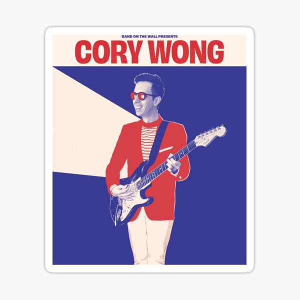 "Cory Wong Essential T-Shirt" Sticker by AdriaBader | Redbubble