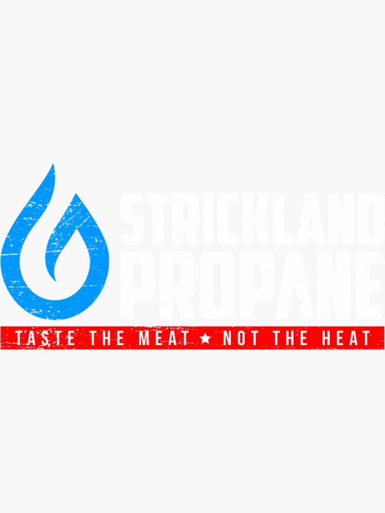 "Strickland Propane worn look" Sticker by RammiDaxlits | Redbubble
