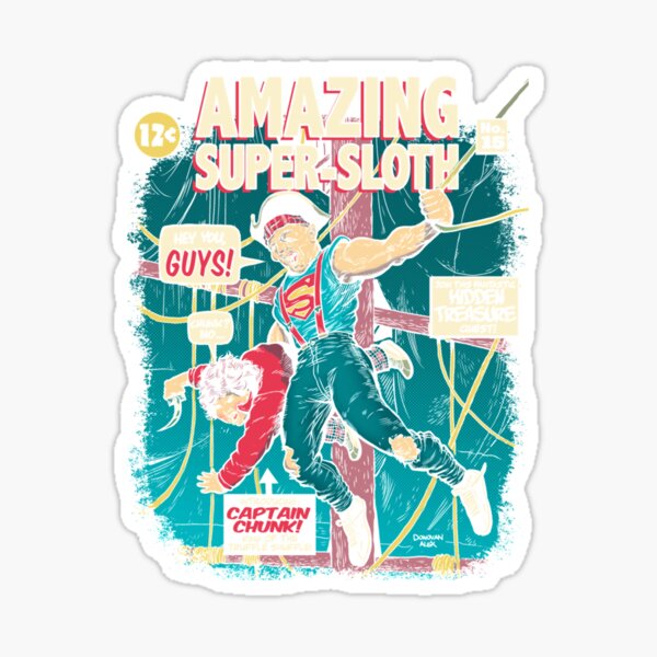 "Super Sloth" Sticker by RammiDaxlits | Redbubble