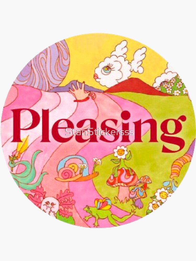 "Pleasing Logo" Sticker for Sale by StanStickersss | Redbubble
