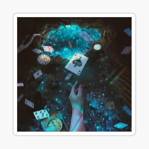 "Down the Rabbit Hole " Sticker by etteliliakr | Redbubble