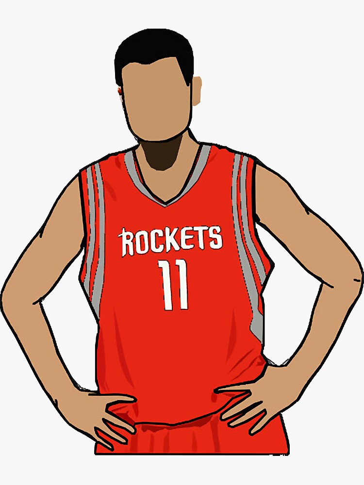 "Yao Ming - Houston Rockets " Sticker by vivianan67 | Redbubble