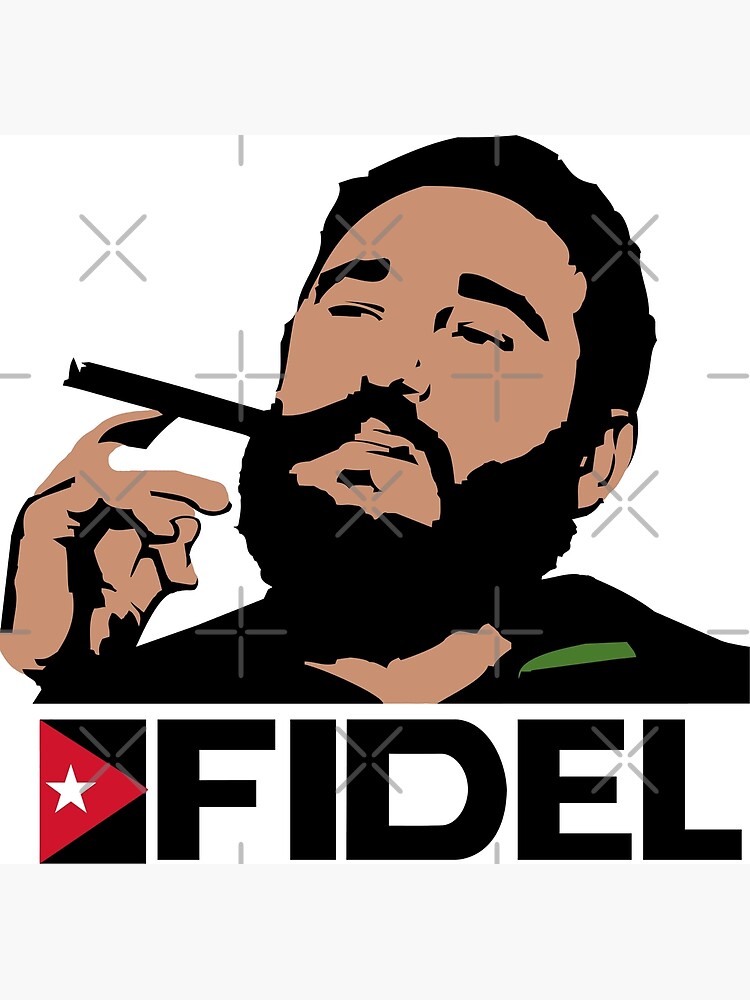 "FIDEL CASTRO (Color)" Poster for Sale by RevolutionToday | Redbubble