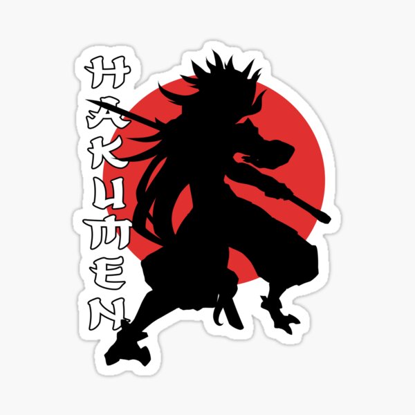 "Hakumen" Sticker by BangferoStore20 | Redbubble