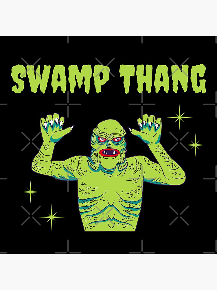 "Swamp Thang" Sticker for Sale by Basic-Bruja | Redbubble