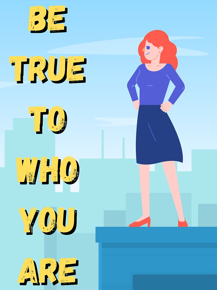 "Be Yourself Motivational Aspirational Inspirational Values Affirmation ...