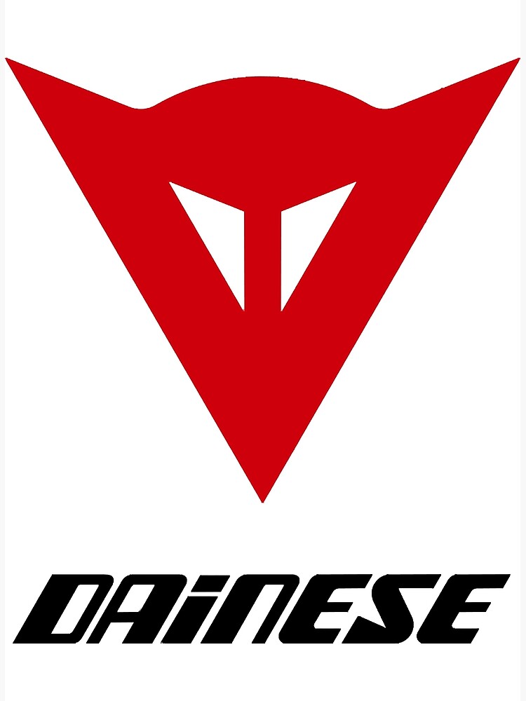 "Dainese Logo Potrait Red Black " Poster for Sale by etteliliakr ...