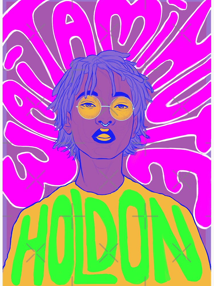 "Natural Beauty Attractive Wait A Minute retro Wave" Sticker by ...