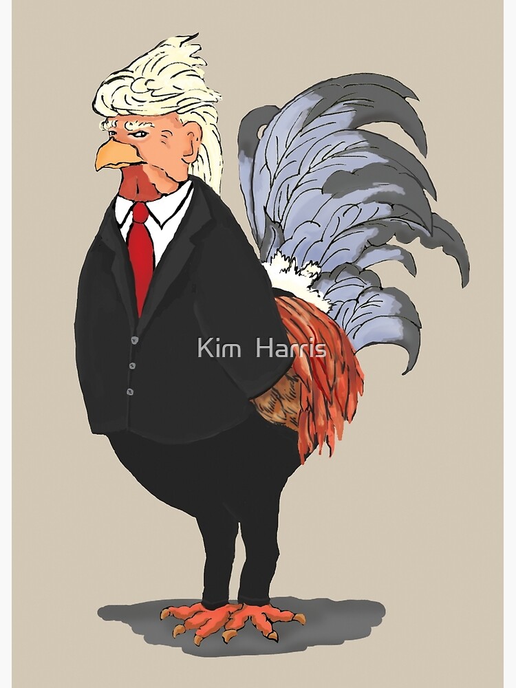 "Donald Trump Year of the Rooster" Poster for Sale by Fullfrogmoon ...