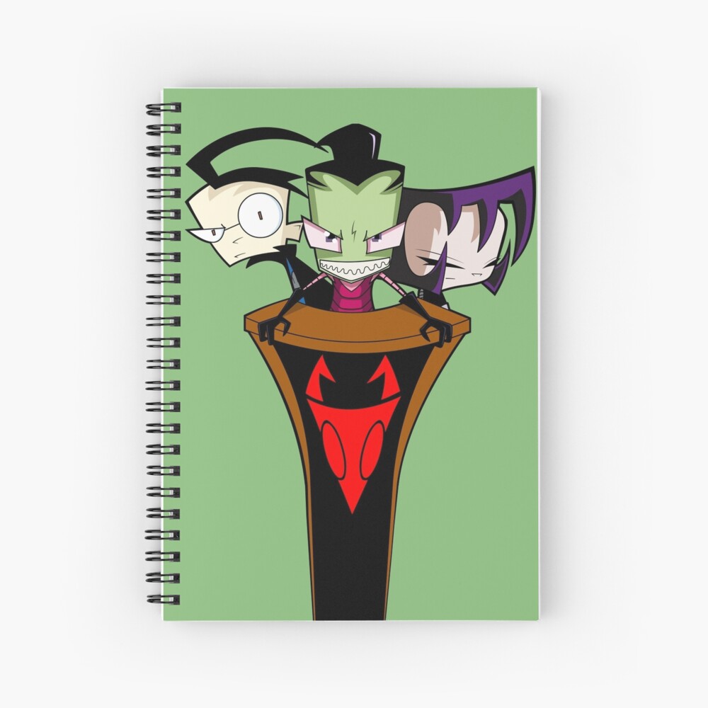"Zim Crew" Spiral Notebook for Sale by jax89man | Redbubble