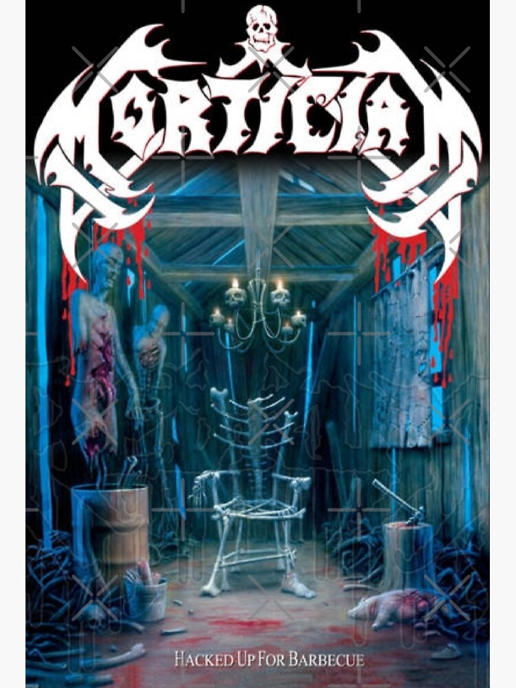 "mortician metal band " Sticker by hallowedbetshop | Redbubble