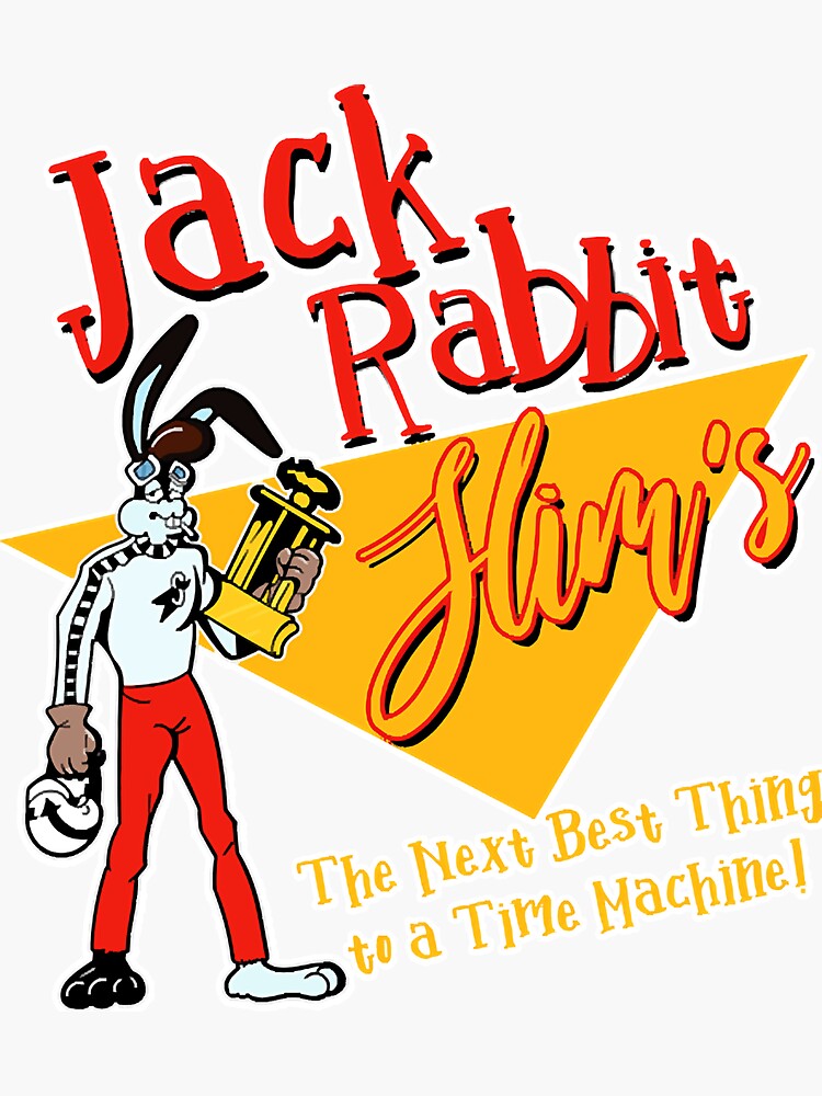 "Jack Rabbit Slims The Next Best Thing" Sticker by Berriejame | Redbubble