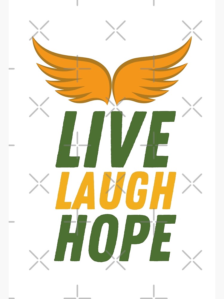 "Live Laugh Hope - Short Motivational Quotes | Colorful Stylish Hope ...