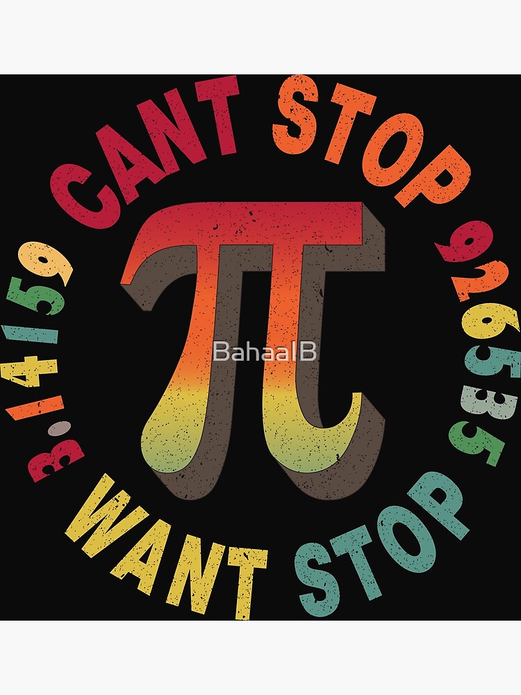 Lámina fotográfica «Pi day kids - 3,14 Pi Número Símbolo Matemáticas ...