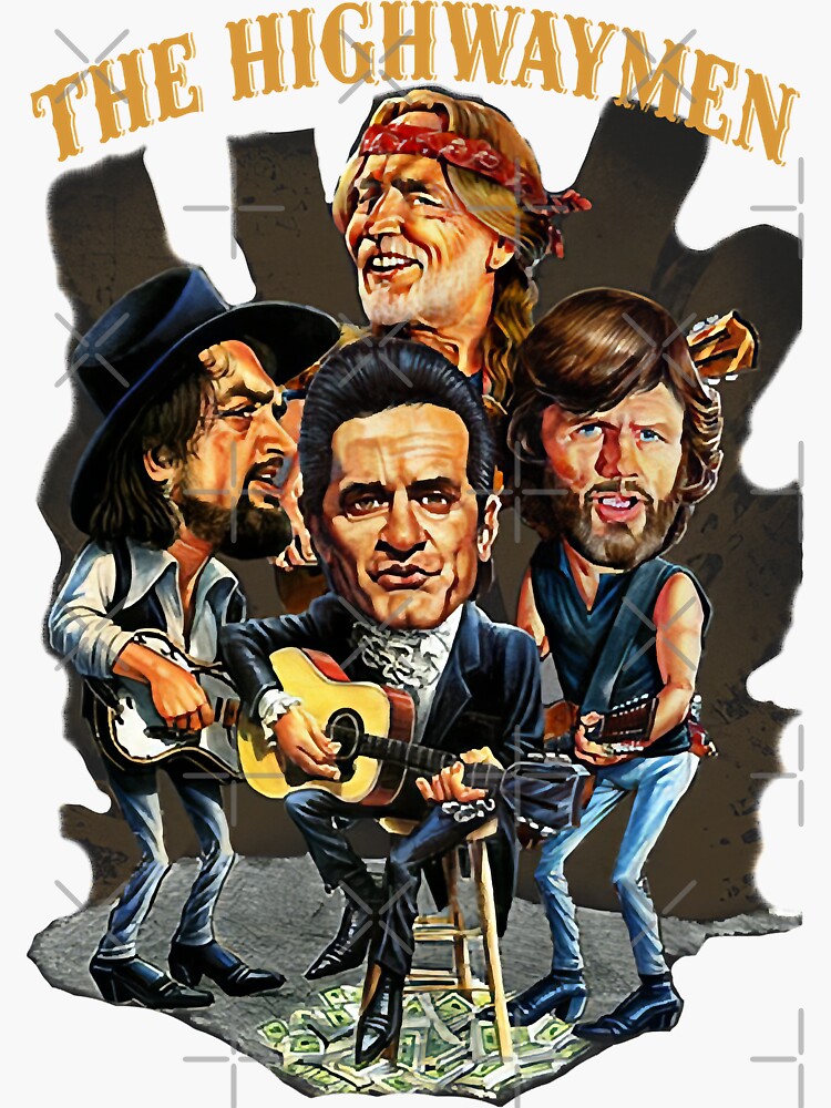 "The Highwaymen" Sticker by fastupx | Redbubble