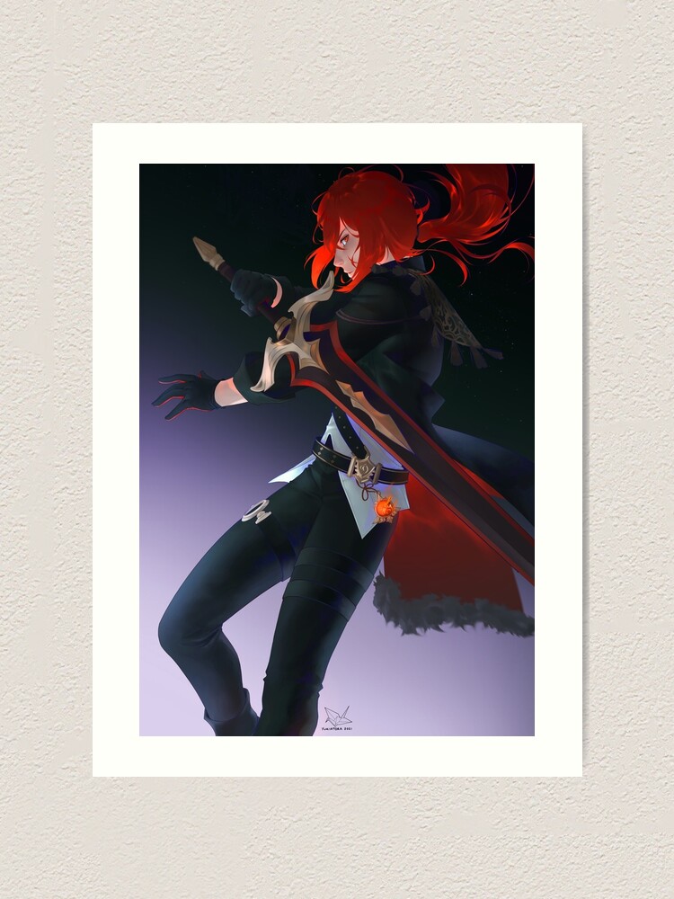 "Diluc - Genshin Impact Prints/Cases" Art Print for Sale by yukia-tora ...