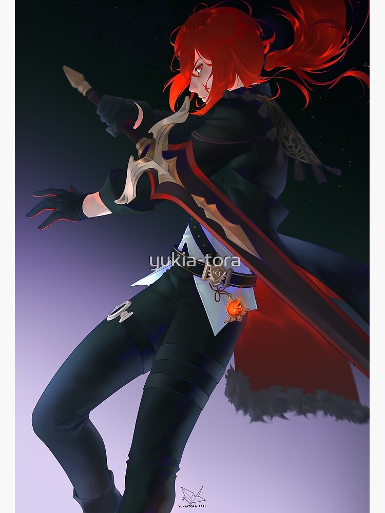 "Diluc - Genshin Impact Prints/Cases" Art Print for Sale by yukia-tora ...