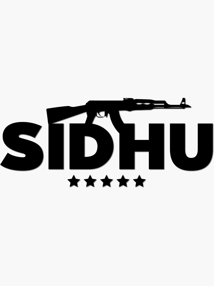 "SIDHU " Sticker by Murrayartlove | Redbubble