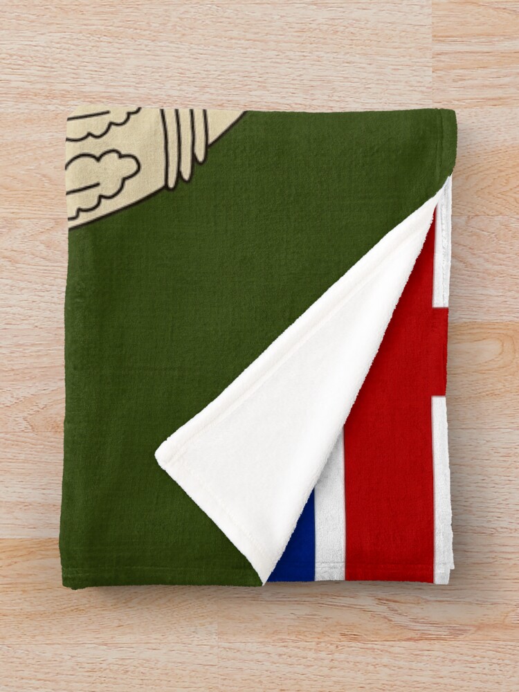 "Napoleonic British flag of the 95th Rifles" Throw Blanket for Sale by ...