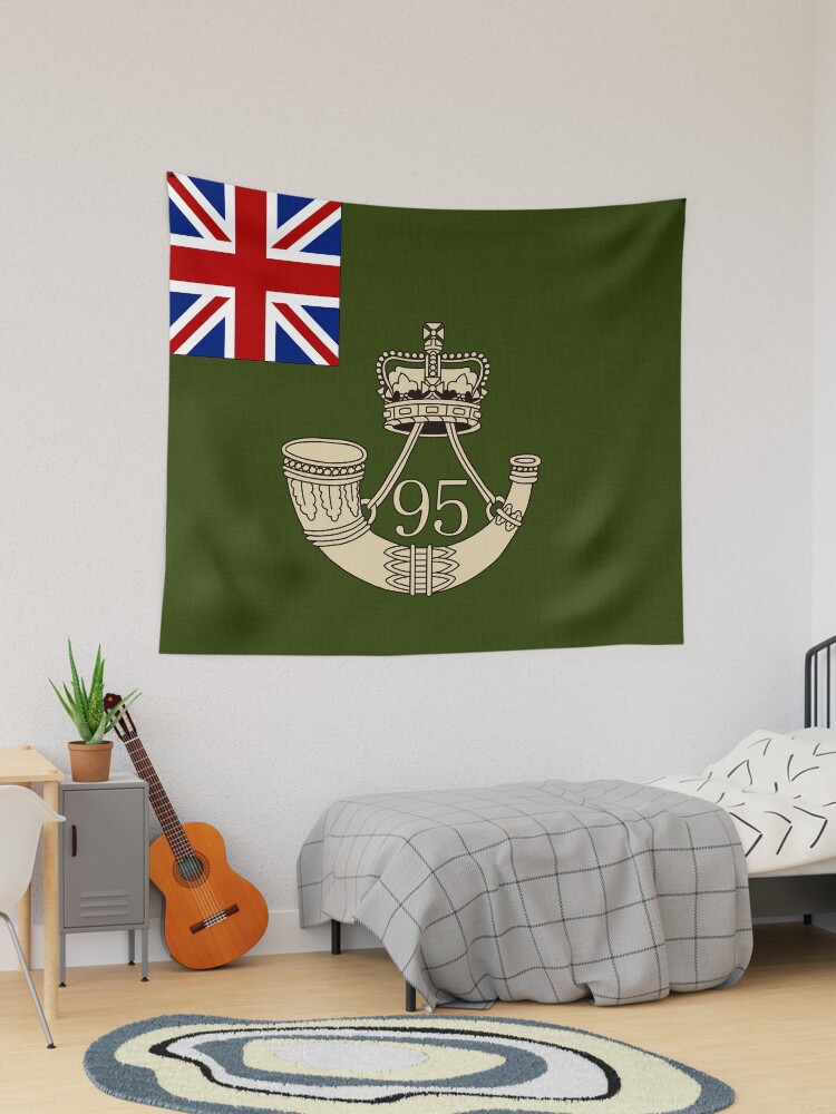 "Napoleonic British flag of the 95th Rifles" Tapestry for Sale by ...