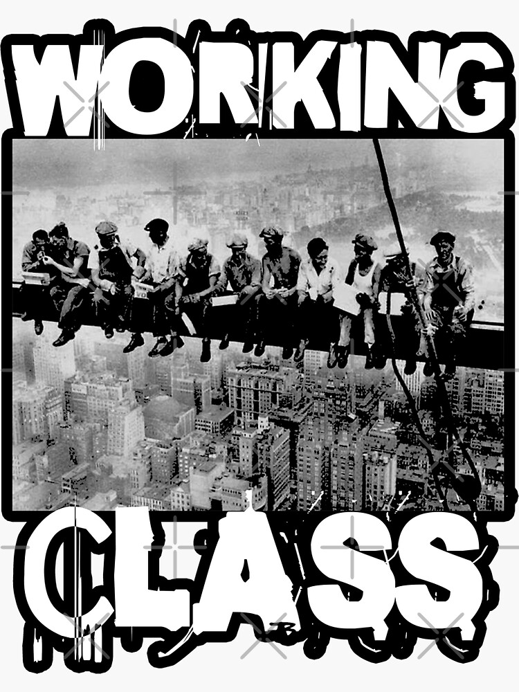 "Working Class" Sticker by EddieBalevo | Redbubble