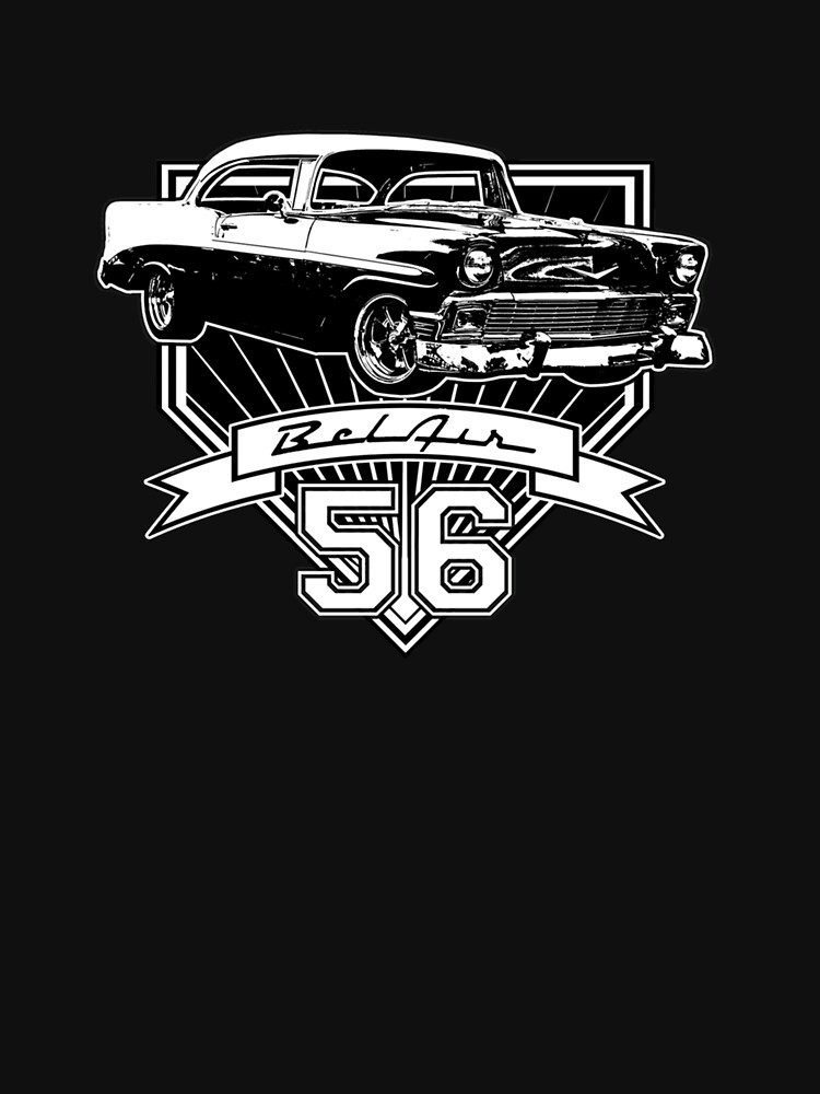 "56 Chevy Belair Classic T-Shirt" T-shirt for Sale by LucWagener ...