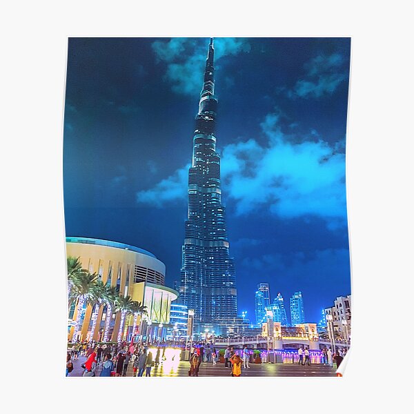 "khalifa tower,Burj Khalifa ,Dubai" Poster for Sale by xteamdesign ...