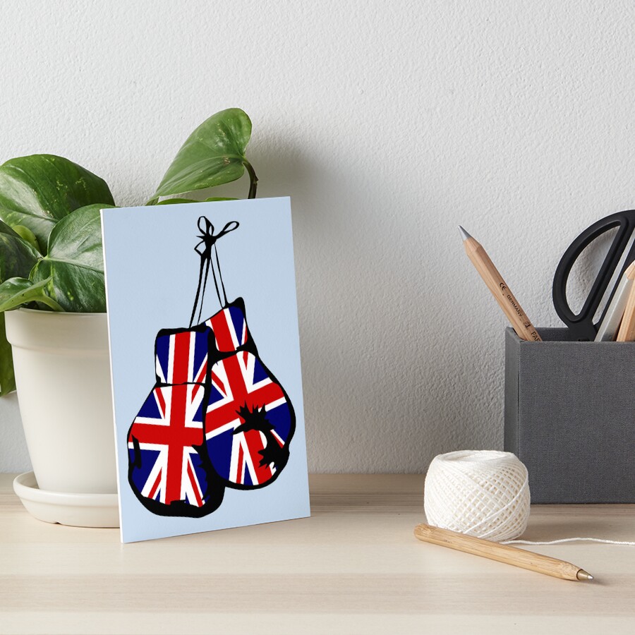 "Union Jack Flag / British Boxing Gloves " Art Board Print by ...
