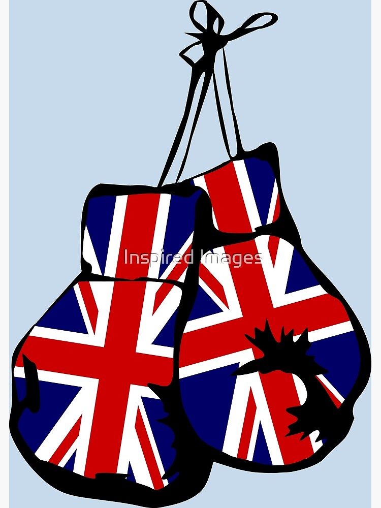 "Union Jack Flag / British Boxing Gloves " Art Print for Sale by ...