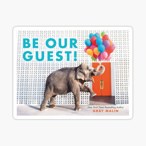 "gray be our guest" Sticker by benjaminSchmit | Redbubble