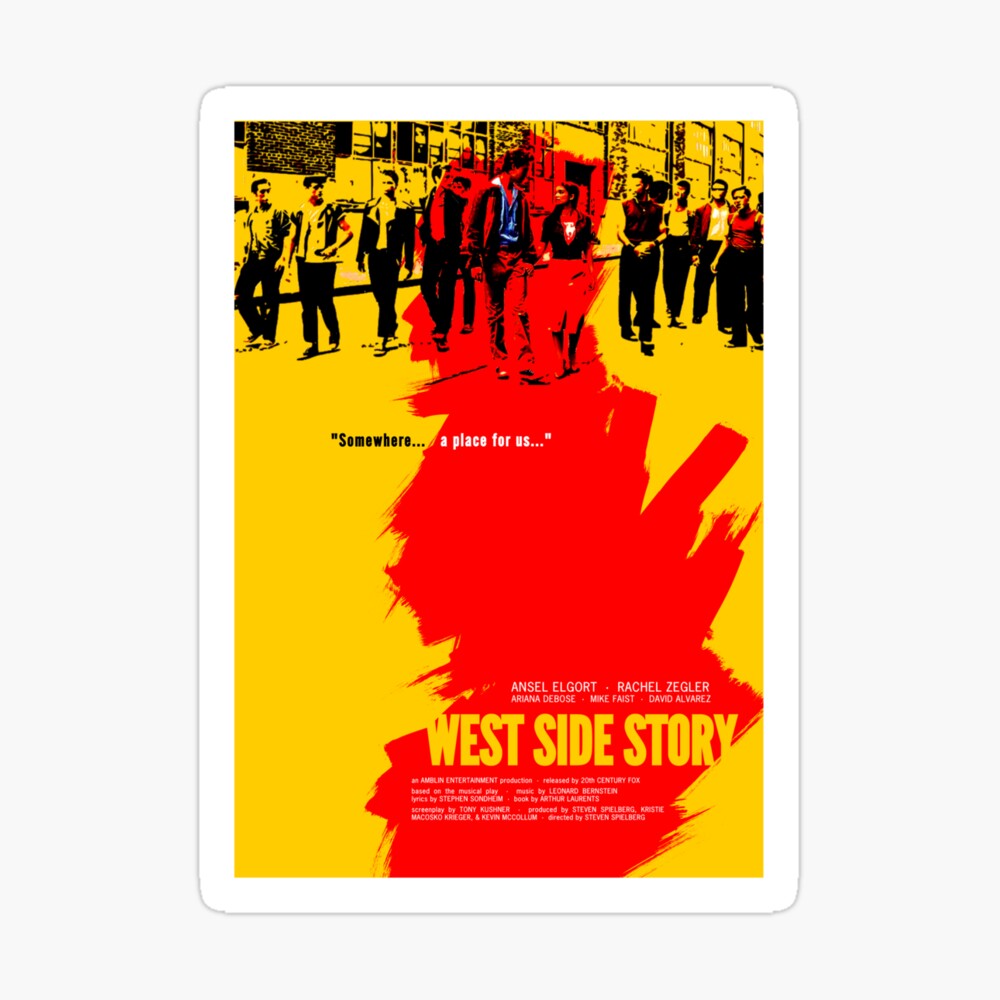 Broadway Sticker Steven Spielberg West Side Story Sticker Pack Movie ...
