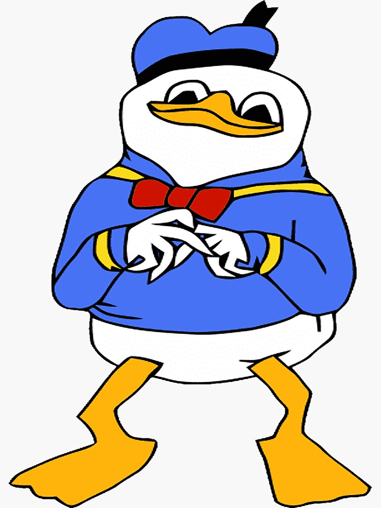 "Dolan Duck" Sticker by Parkid-s | Redbubble