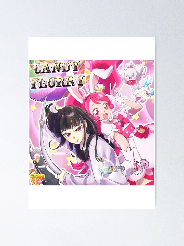 "Candy Flurry Shonen Flop Design " Poster by brigmanlovehu | Redbubble