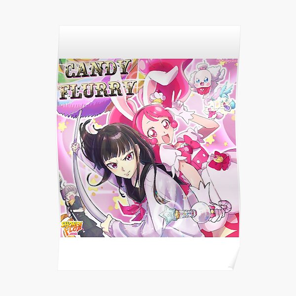 "Candy Flurry Shonen Flop Design " Poster by brigmanlovehu | Redbubble