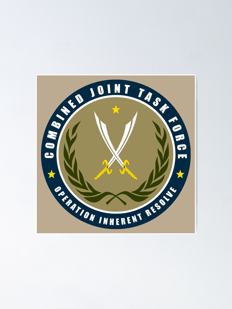 Póster «Fuerza de Tarea Conjunta Combinada - Operación Resolución Inherente» de wordwidesymbols ...