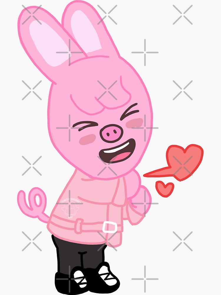 "STRAY KIDS (SKZOO) Love Stay Chocolate Factory Dwaekki " Sticker for ...