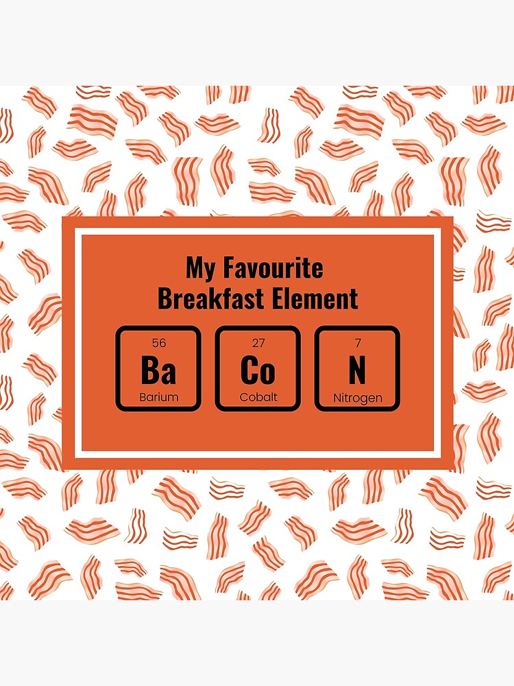 "Is MY FAVOURITE BREAKFAST ELEMENT Worth [$] To You?" Poster for Sale ...