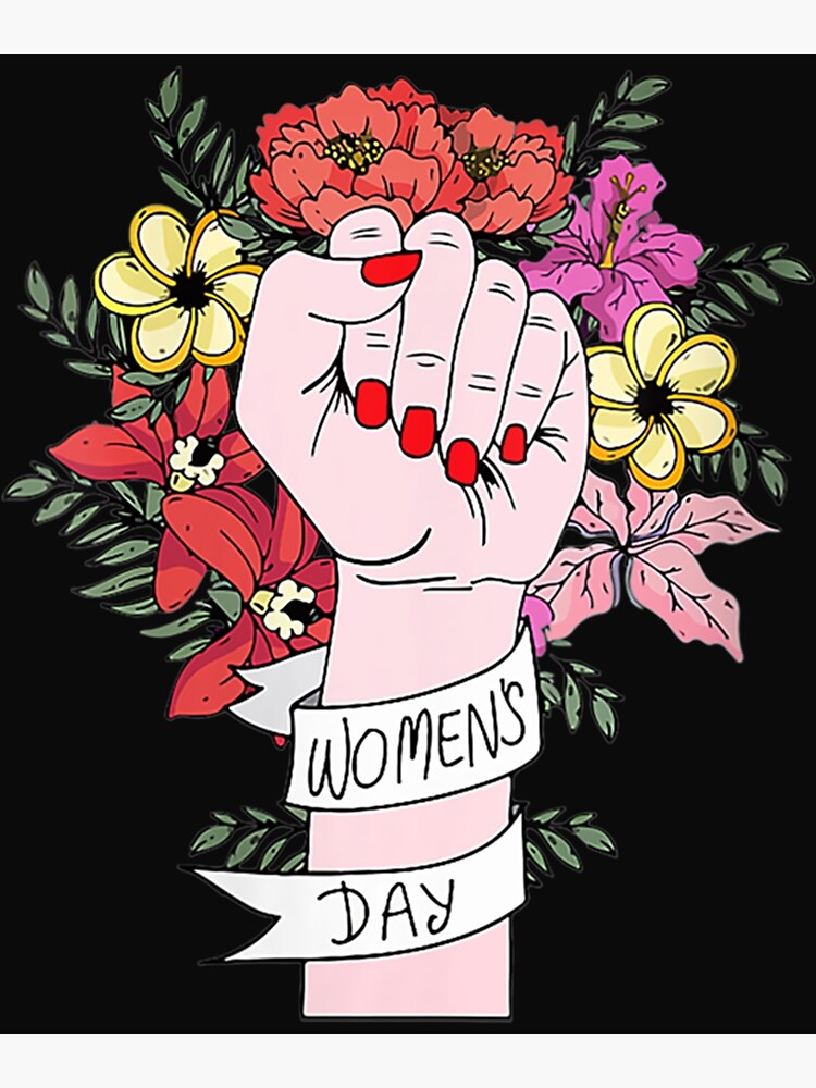 Póster «Feliz Día Internacional de la Mujer, Día Internacional de la ...
