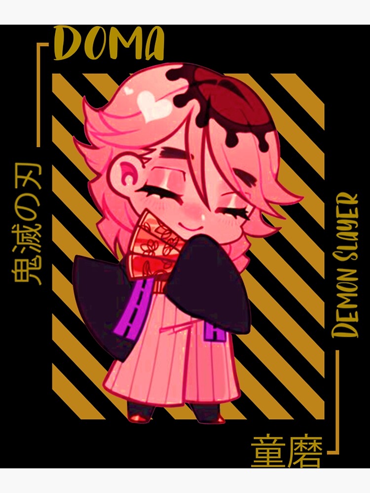 "doma deman slayer " Poster by OisinRoberson | Redbubble