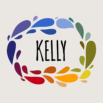 "Kelly Name Cute Colorful Gift Named Kelly" Sticker for Sale by ...