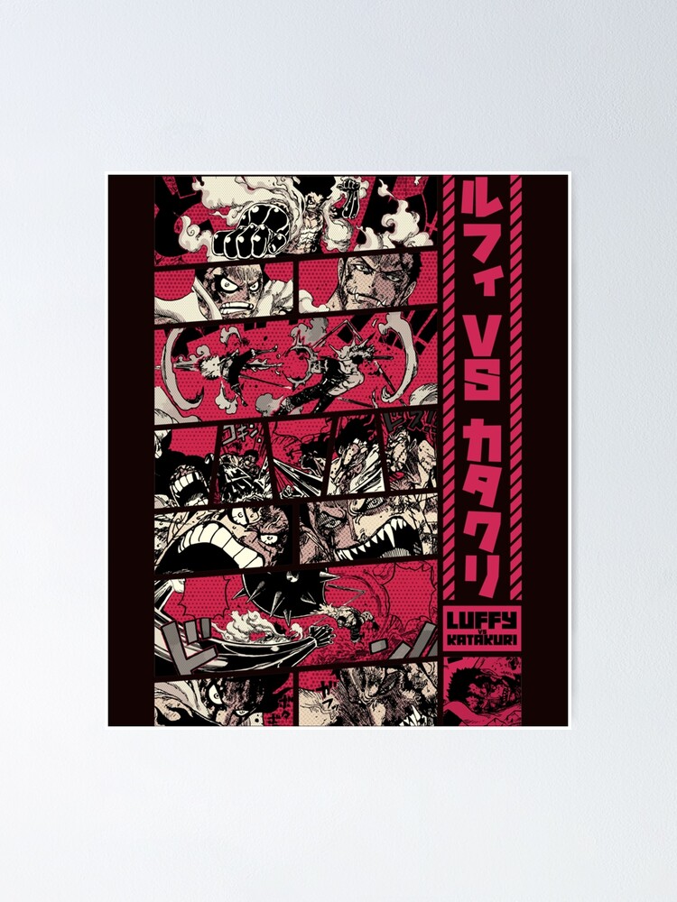 "Luffy Sankeman vs Katakuri == ONE PIECE = Manga Panel Design S04 ...